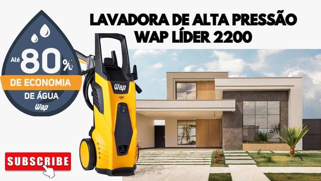 Lavadora De Alta Pressão WAP LÍDER 2200 Review Completo