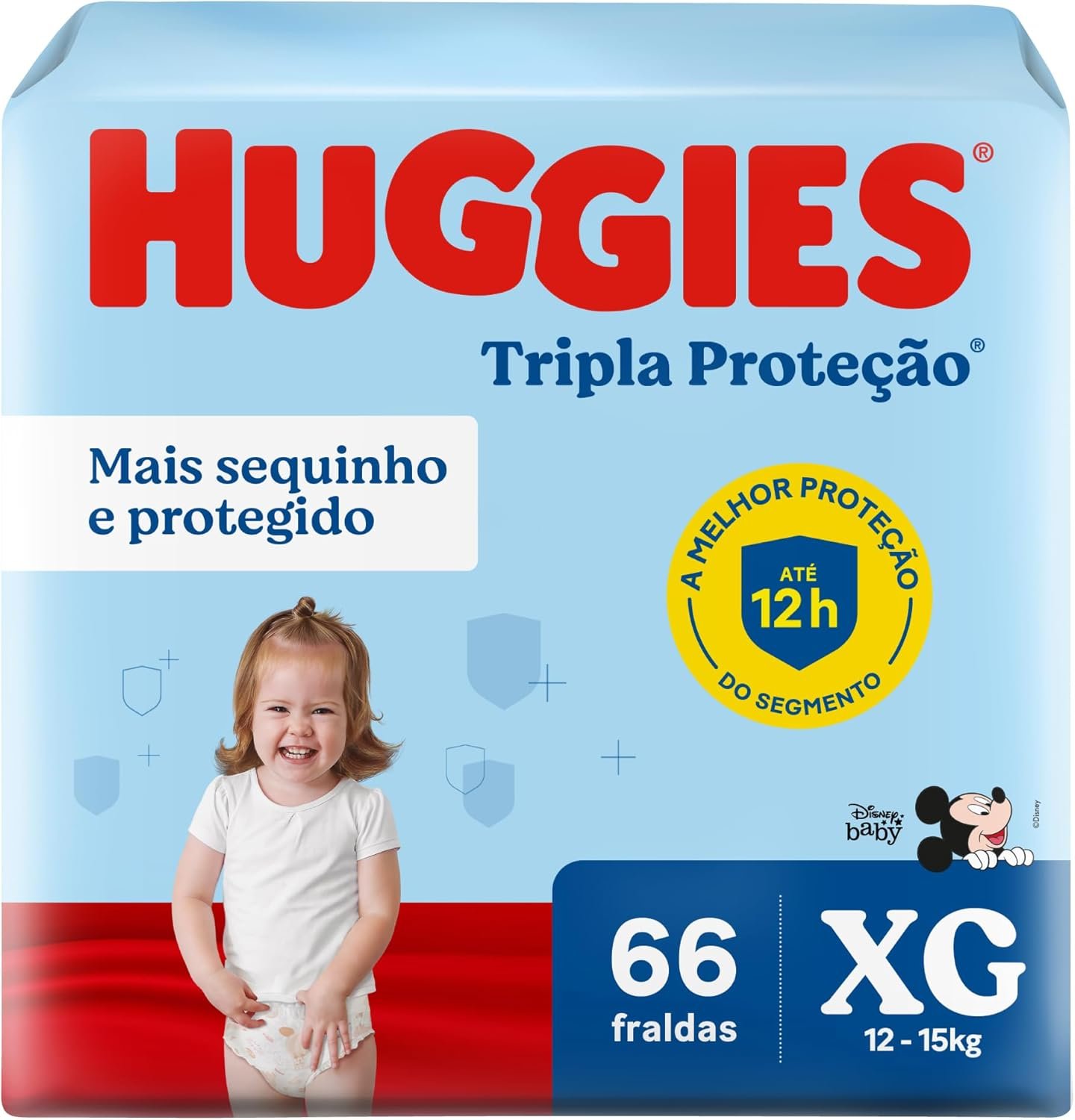 Guia Atualizado Huggies Fralda Tripla Proteção XG 66 Unidades